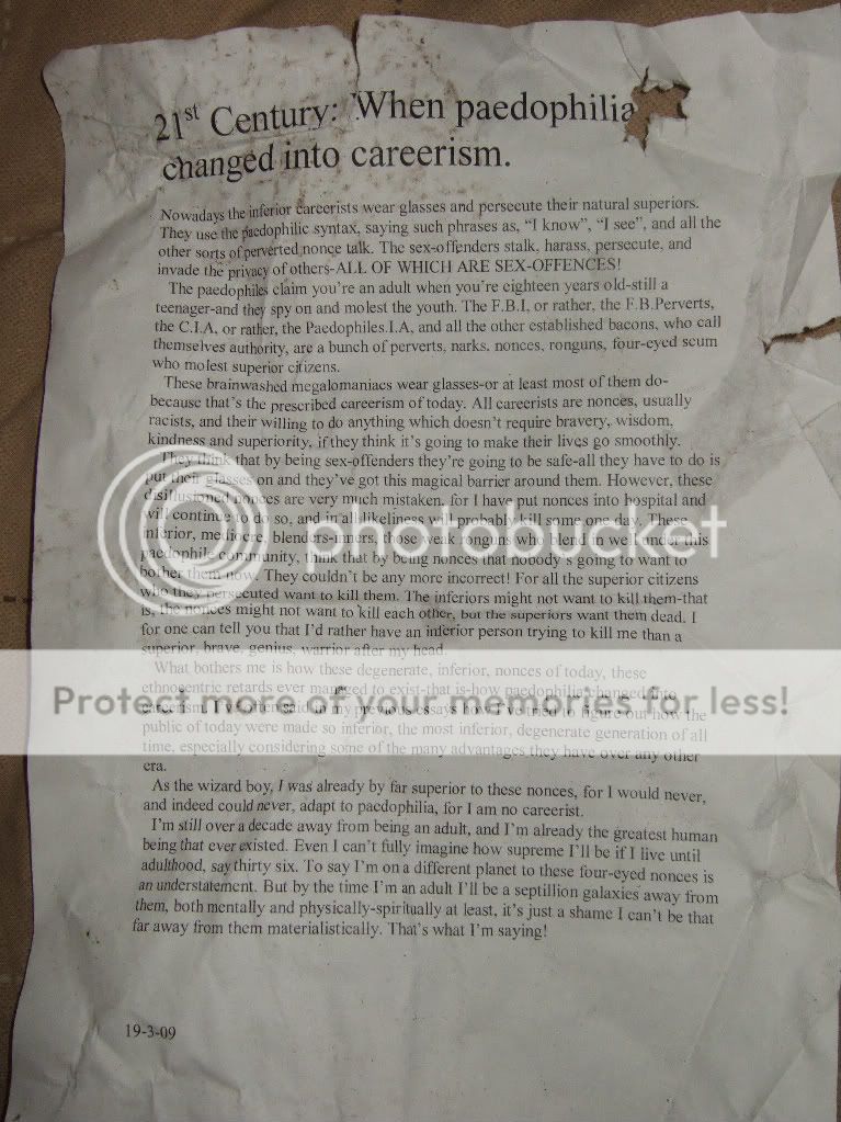 At the bus-stop: "21st Century: When Paedophilia Changed into Careerism ...